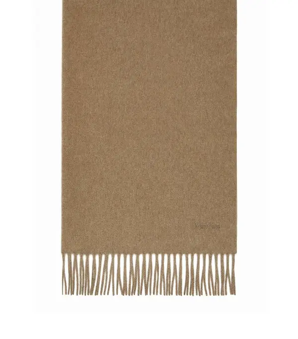 Max Mara Cashmere Fringed Scarf