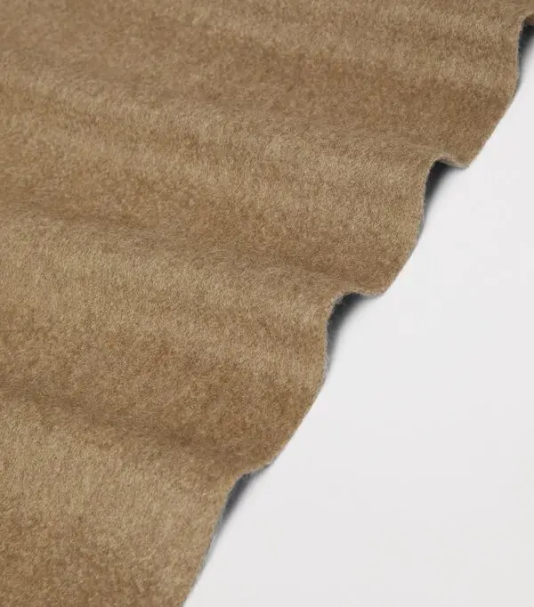 Max Mara Cashmere Fringed Scarf
