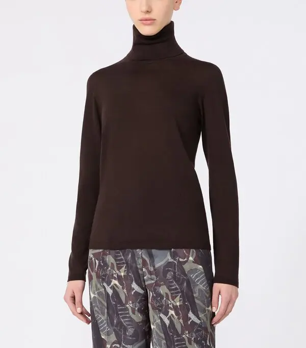 Max Mara Virgin Wool Rollneck Sweater