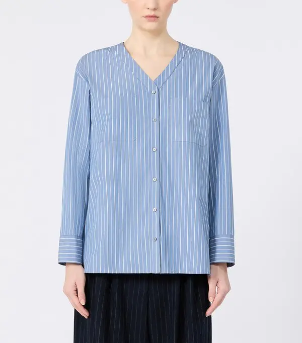 Max Mara Cotton Stripe Shirt