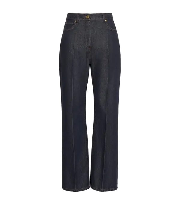Max Mara Cotton Chambray Trousers