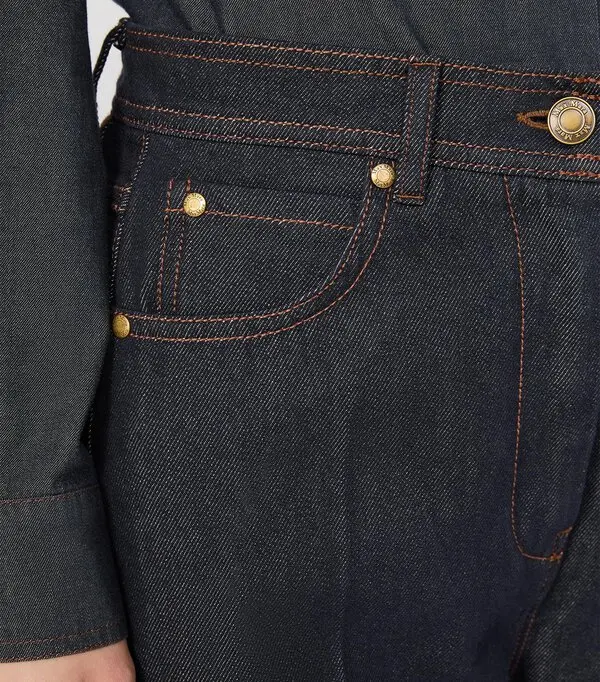 Max Mara Cotton Chambray Trousers