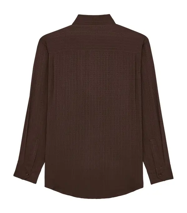 Saint Laurent Silk Polo Shirt