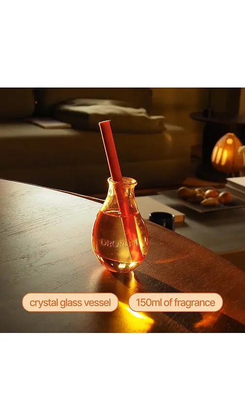 DROPLET Focus Reed Diffuser In Orange Blossom In Orange
