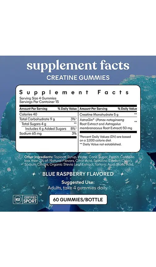 LEMME Creatine Body Toning Gummies