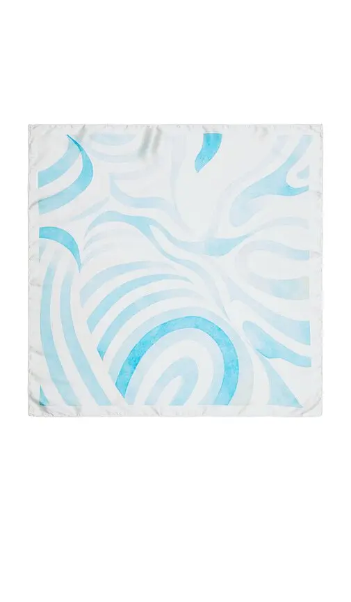 FRASIER STERLING Groovy Gal Scarf In Blue - Ocean