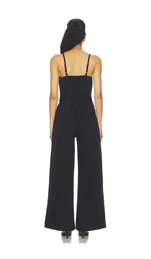 LEVI'S Seamed Denim Jumpsuit - Oversaturated