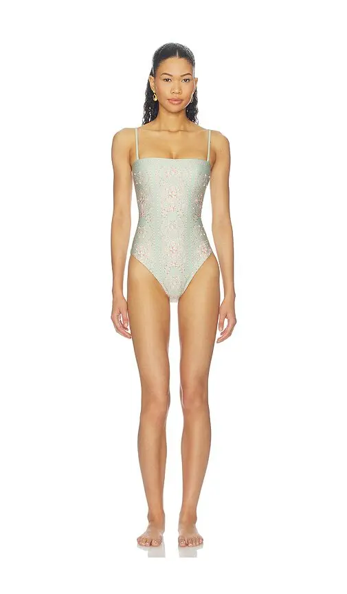 Agua Bendita Durazno Embellished One-piece Swimsuit - Multicolor