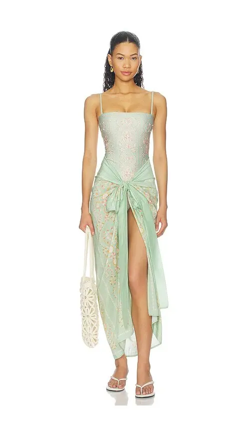 Agua Bendita Embellished One Piece