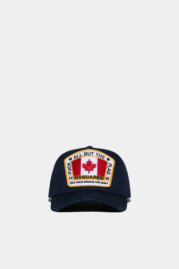 Dsquared2 Canadian Flag Baseball Cap - Blue