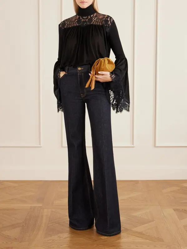 Zimmermann Valiant Lace Panel Top