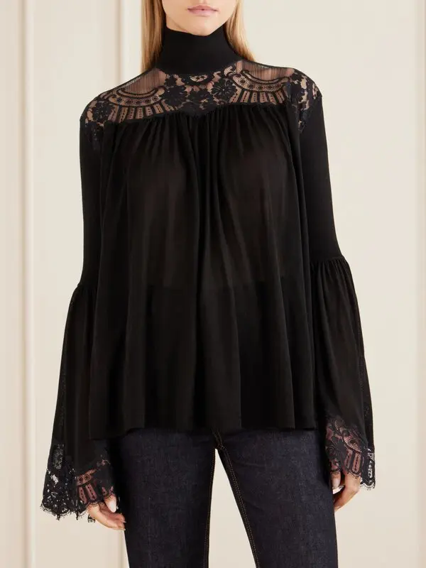Zimmermann Valiant Lace Panel Top