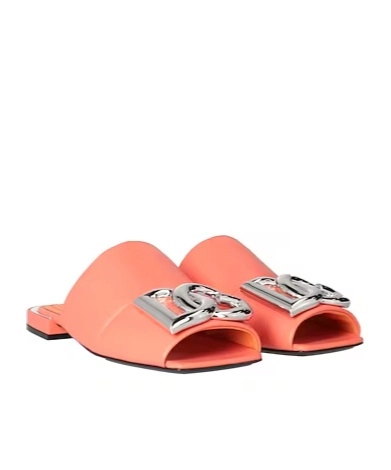 Dolce & Gabbana Appliqué Slide Sandals