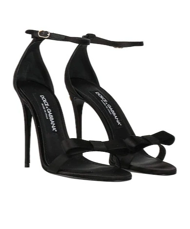 Dolce & Gabbana Satin High-heeled Sandals