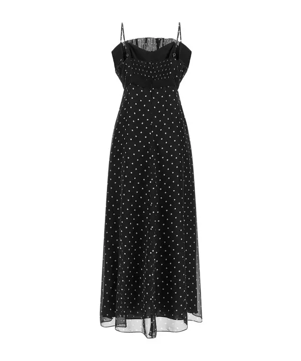 Zimmermann Trailblazer Polka Dot Ruffled Midi Dress