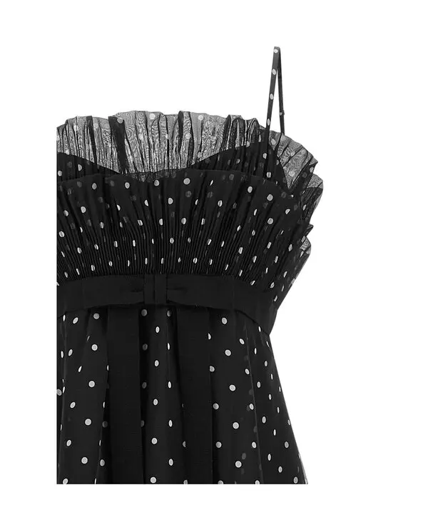 Zimmermann Trailblazer Polka Dot Ruffled Midi Dress