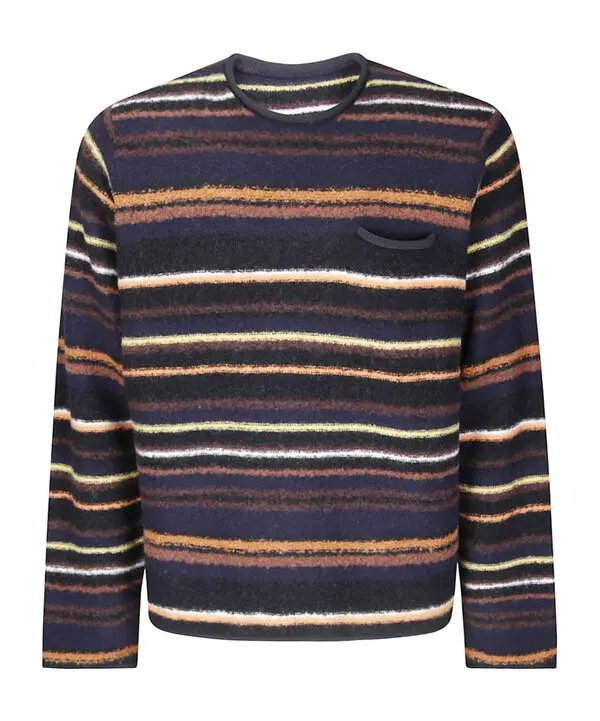 Sacai Striped Crewneck Jumper