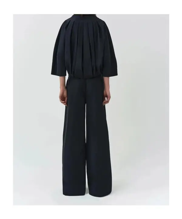 Simkhai Leroy Pleated Wide-leg Trousers