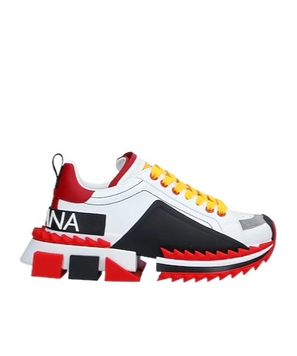 Dolce & Gabbana Multicolor Round Toe Sneakers