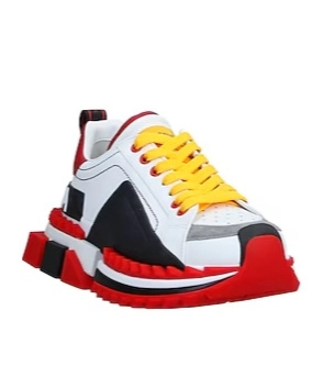 Dolce & Gabbana Multicolor Round Toe Sneakers