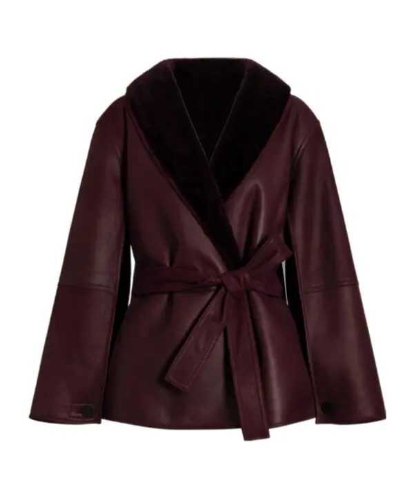 Alberta Ferretti Reversible Shearling Coat