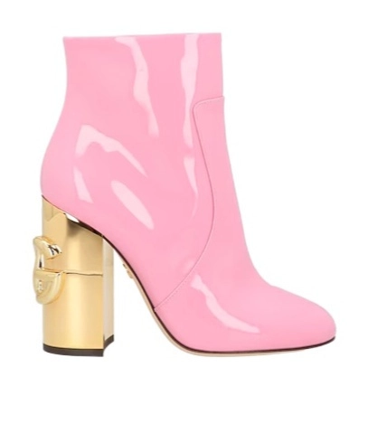 Dolce & Gabbana Pointedtoe Blockheel Ankle Boots
