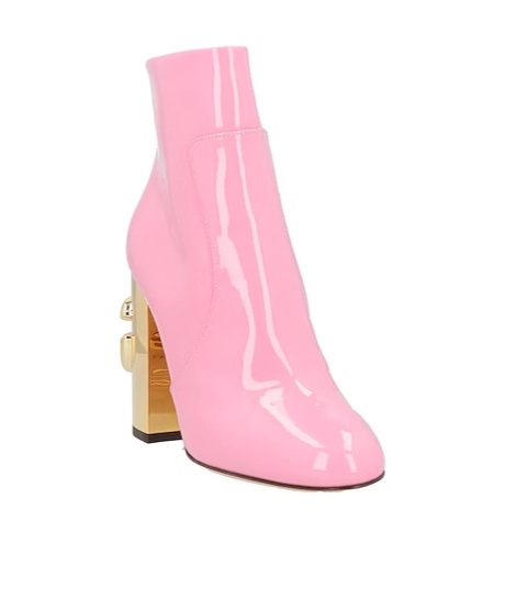 Dolce & Gabbana Pointedtoe Blockheel Ankle Boots