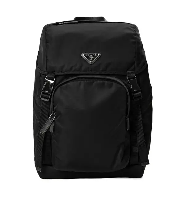 Prada Nylon Backpack - Black