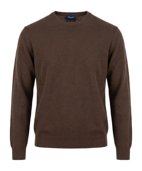 DRUMOHR Long-sleeved Crew Neck Sweater - Green