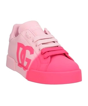 Dolce & Gabbana Two-tone Leather Low-top Sneakers