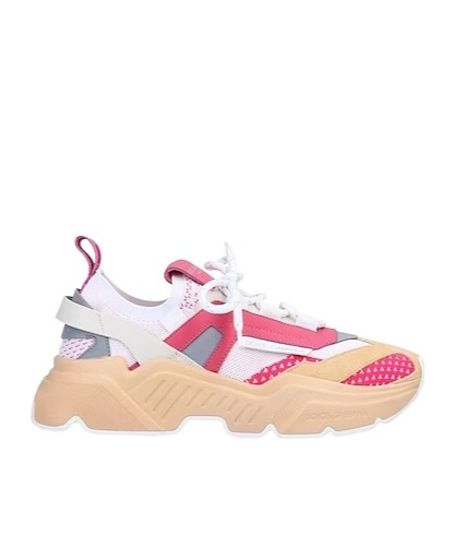 Dolce & Gabbana Multicolor Lace-up Flatform Sneakers