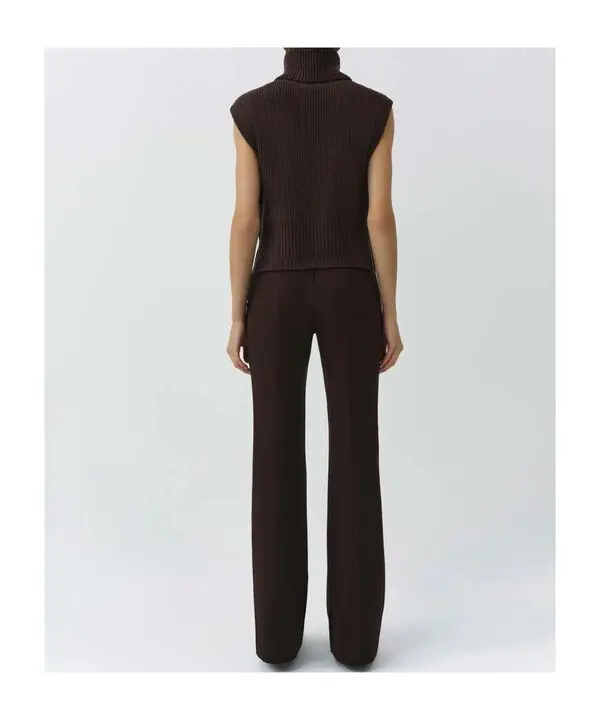 Simkhai Sleeveless High-neck Knit Top