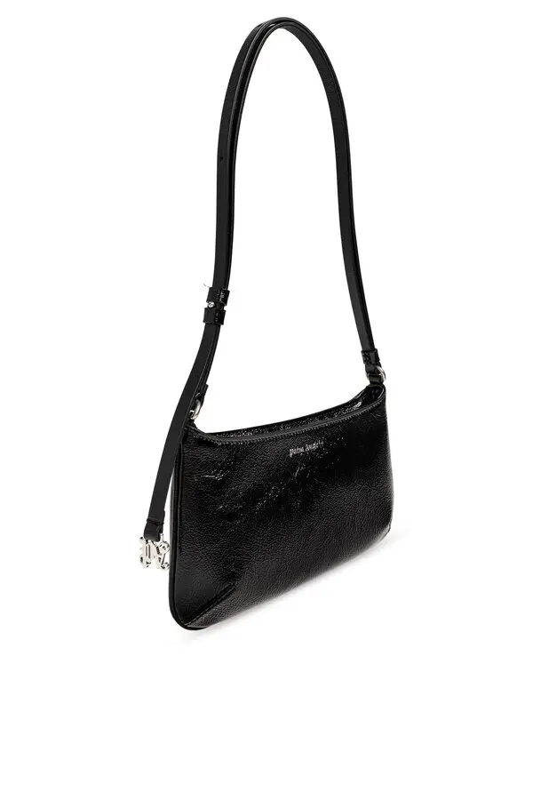 Palm Angels Logo Shoulder Bag - Black
