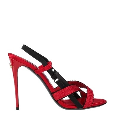 Dolce & Gabbana Twotone Thinstrap Sandals