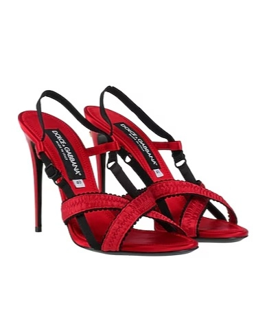 Dolce & Gabbana Twotone Thinstrap Sandals
