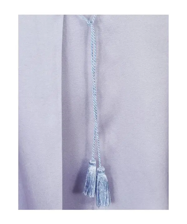 FORTE_FORTE Long Sleeve V-neck Wrap Shirt