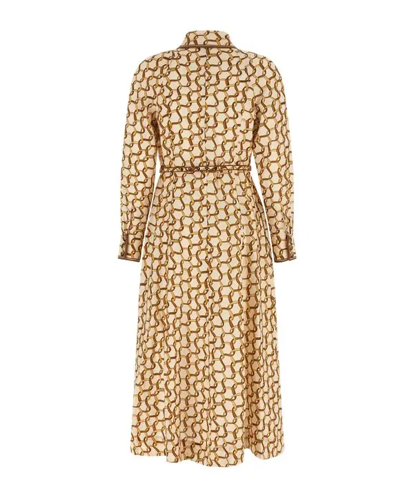 Zimmermann Long-sleeved Belted Maxi Dress