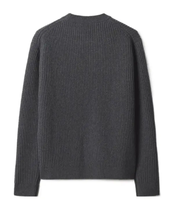 Maison Kitsuné Fox Head Wool Ribbed Jumper