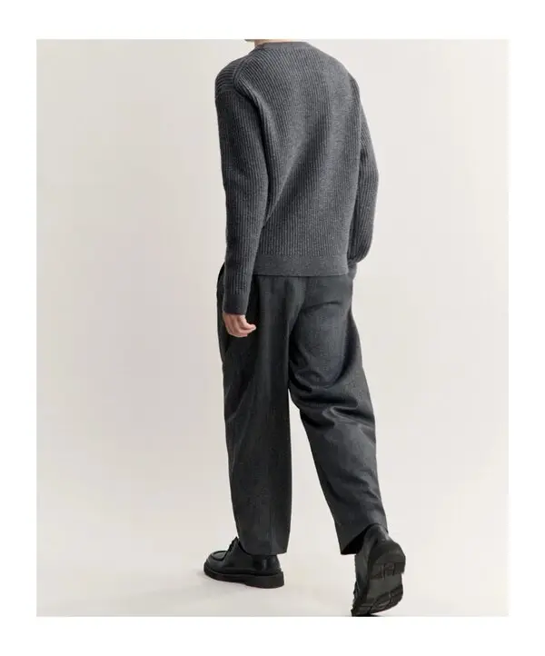 Maison Kitsuné Fox Head Wool Ribbed Jumper