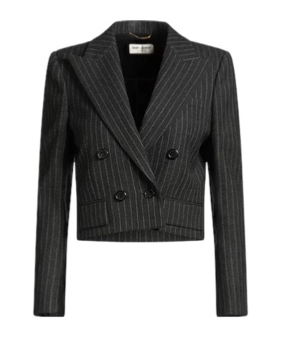 Saint Laurent Striped Blazer Jacket
