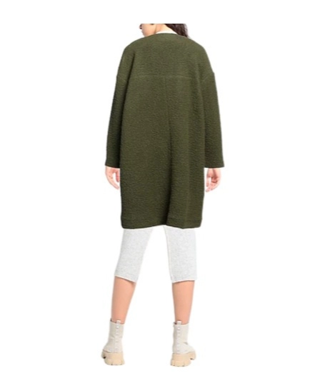 Max Mara Single-breasted Teddy Fleece Jacket