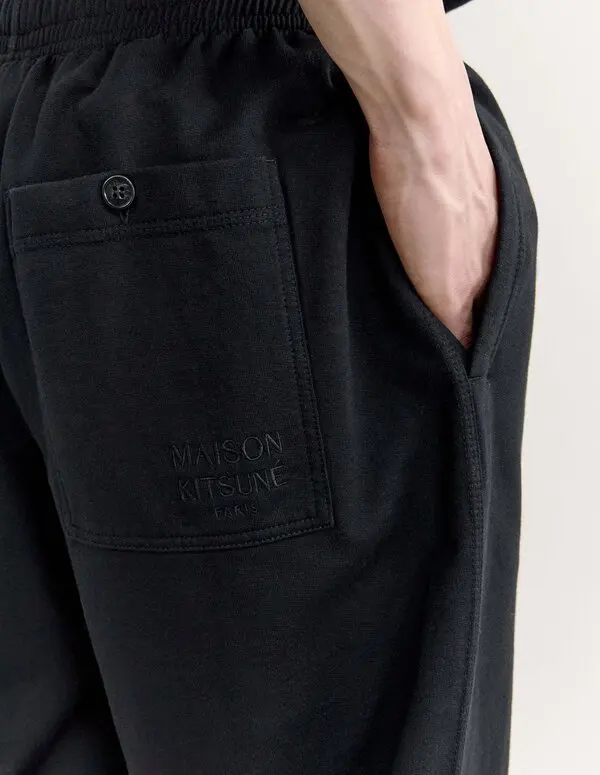 Maison Kitsuné Pleated Elasticated-waistband Trousers