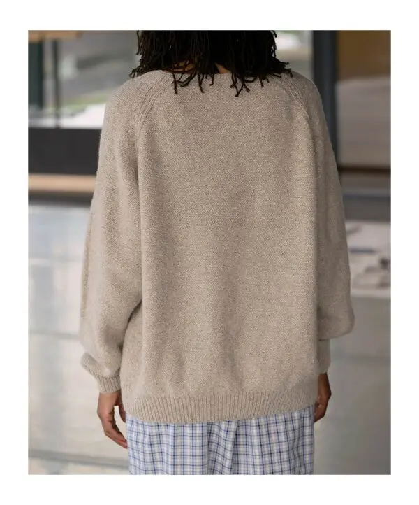 BASERANGE Long Sleeve V-neck Sweater