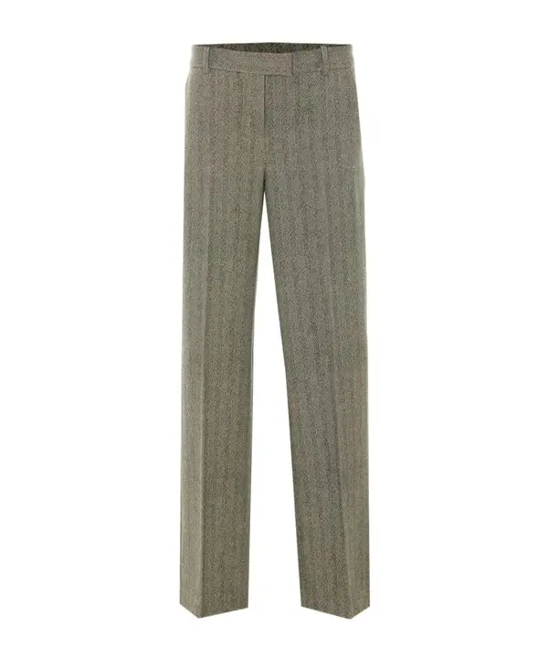 CIRCOLO 1901 Chevron Wide-leg Trousers