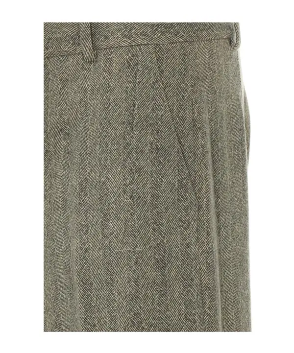CIRCOLO 1901 Chevron Wide-leg Trousers