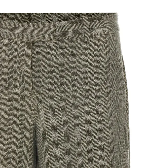 CIRCOLO 1901 Chevron Wide-leg Trousers