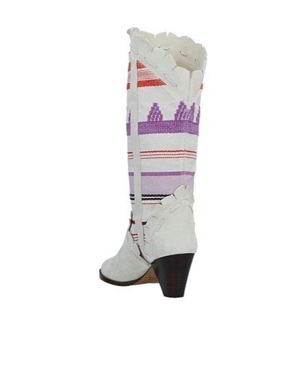 Isabel Marant Étoile Multicolor Pointed Toe Cone Heel Boots