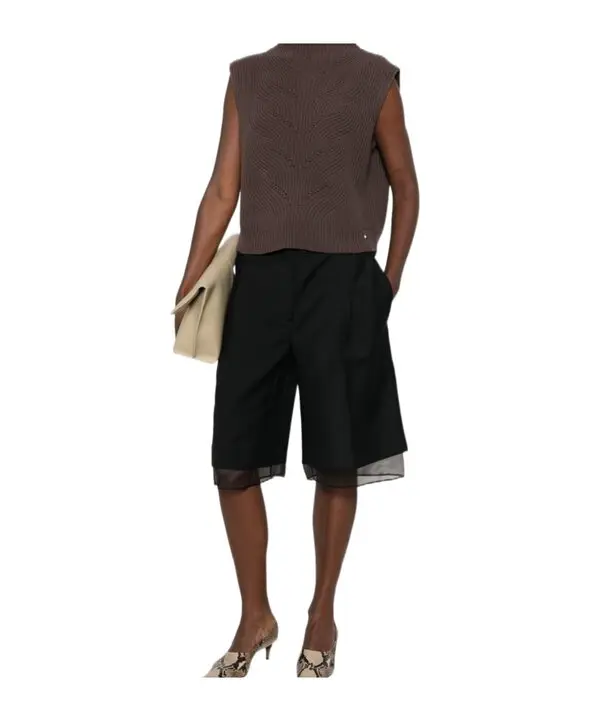 Herno Sleeveless High-neck Sweater