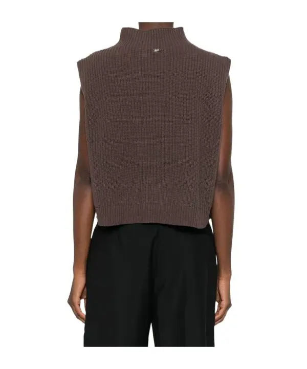Herno Sleeveless High-neck Sweater