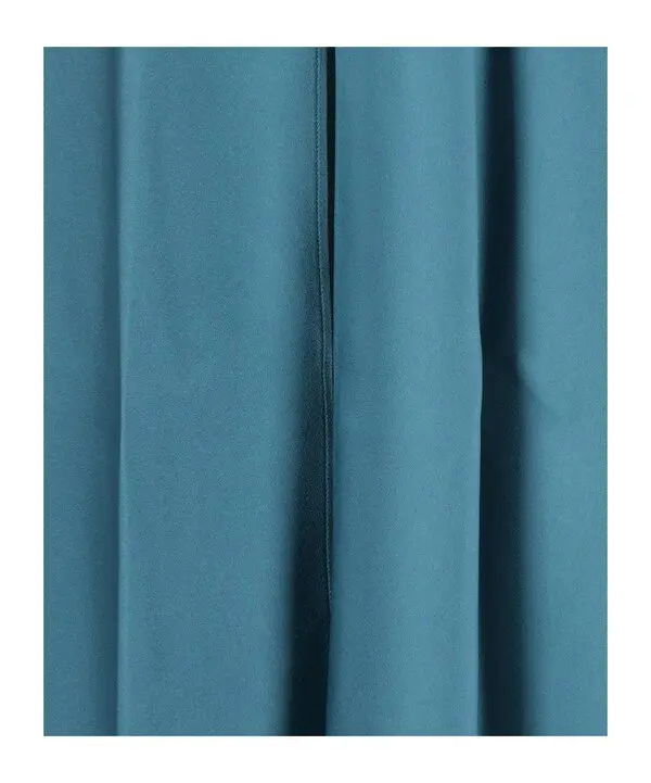 FORTE_FORTE Lace-trimmed Satin Maxi Dress - Green